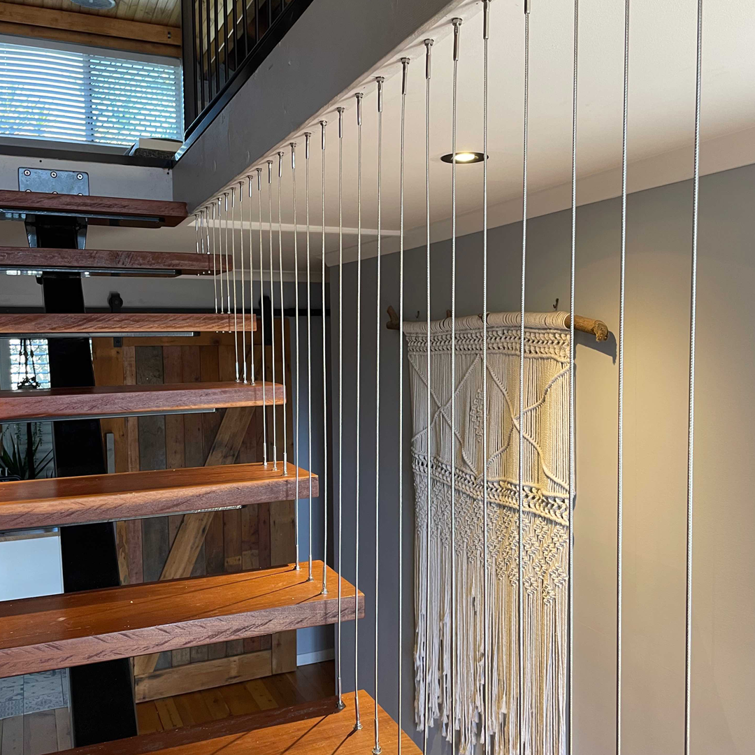 Custom wire rope balustrade solutions | Sunshine Coast | Bolt-In Co ...